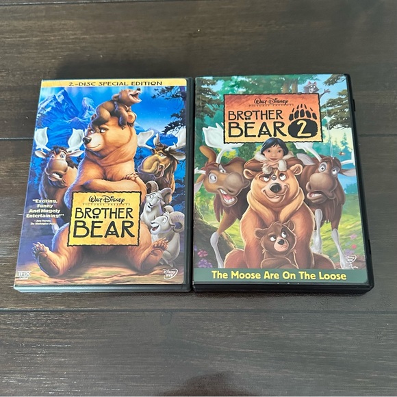 Disney | Media | Disney Set Of Two Dvds Brother Bear 203 Brother Bear 2 ...